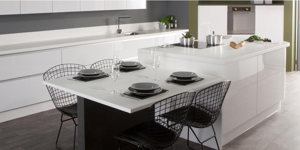 Maia Worksurfaces - Solid Surface Kitchen and Bathroom Worktops